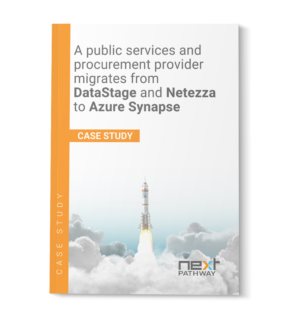 A public services and procurement provider migrates from DataStage and ...